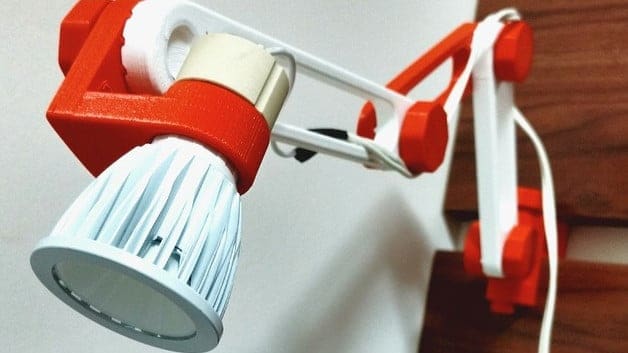 Project of the Week: 3D Print Your Own Articulating LED Lamp | All3DP