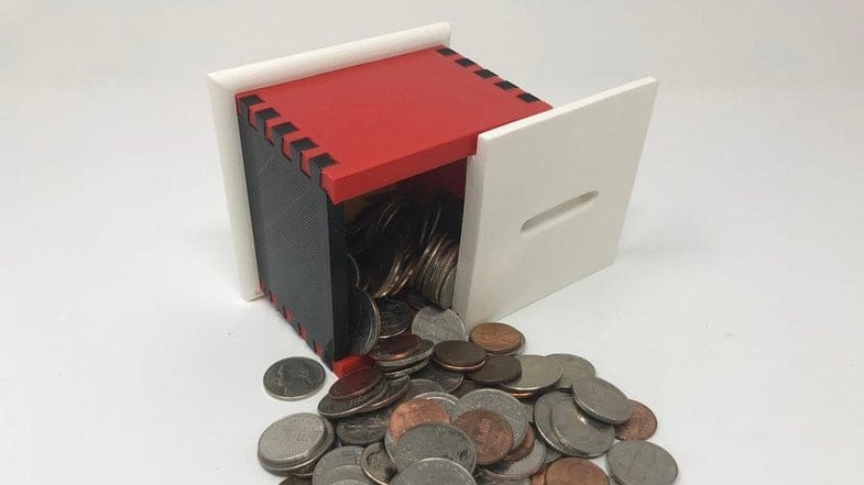 [Project] Stash Your Cash in this 3D Printed Secret Coin Bank | All3DP