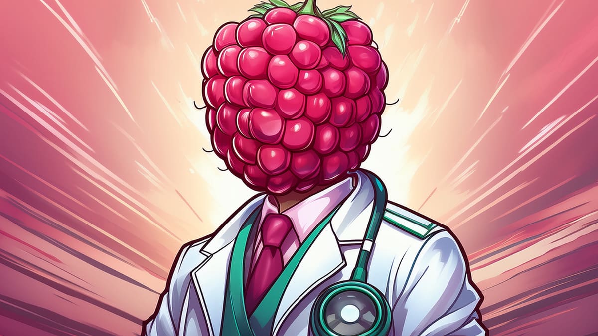 cartoon raspberry pi