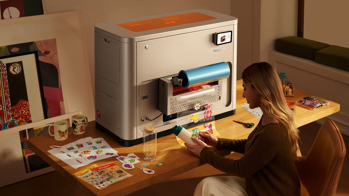 Procolored's X One Folds a UV Printer, a Laser Cutter, and a Sticker ...