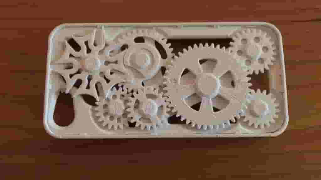 3d Printed Iphone Case Gears