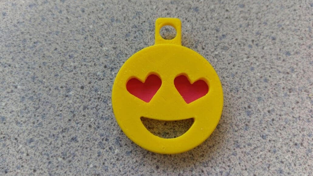 smiley face 3d print