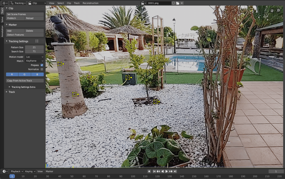 blender camera track object