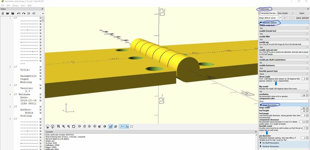thingiverse customiser