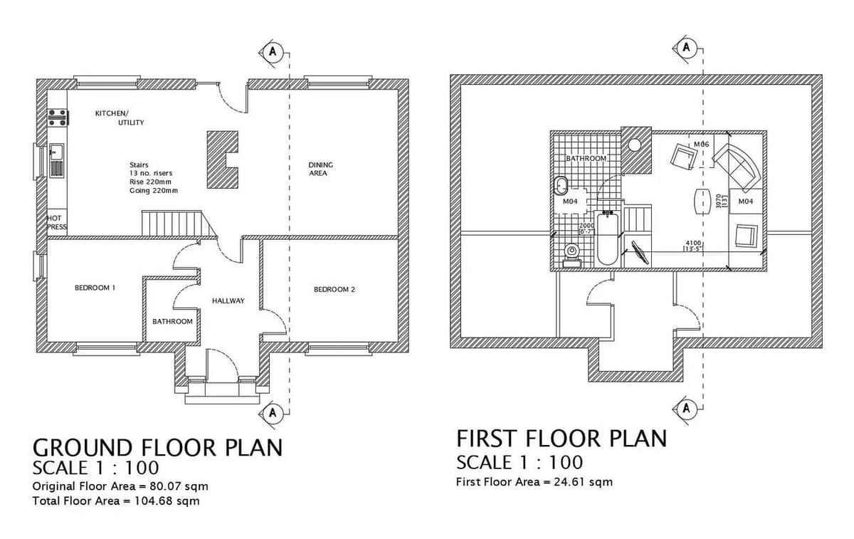 scale floor plan free