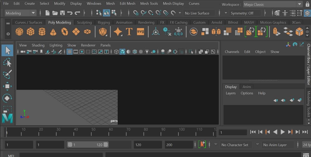 maya interface