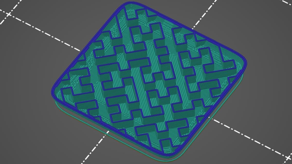3d printer hilbert curve