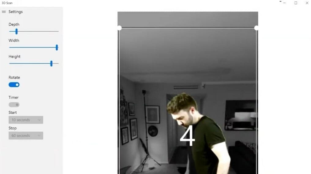 3d scanning kinect v2