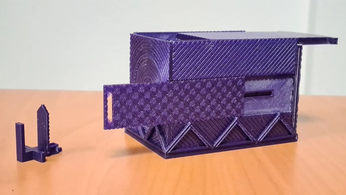 3d printed rectangular box