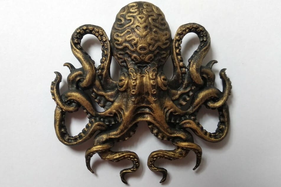 low poly octopus stl