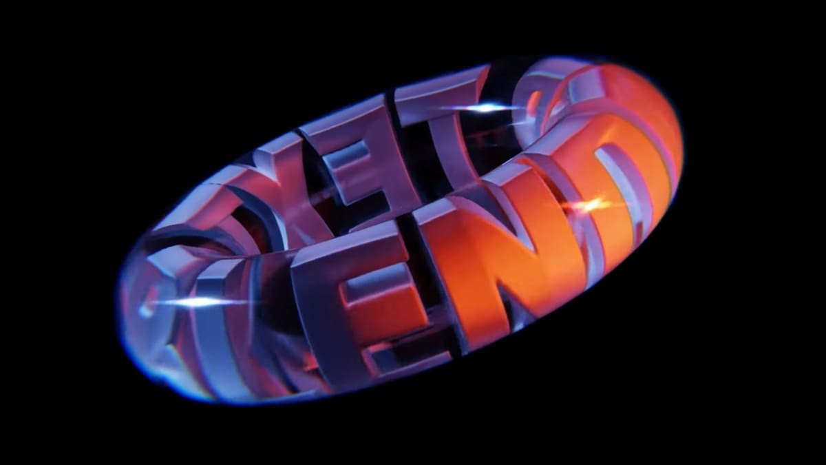 blender chrome text effect