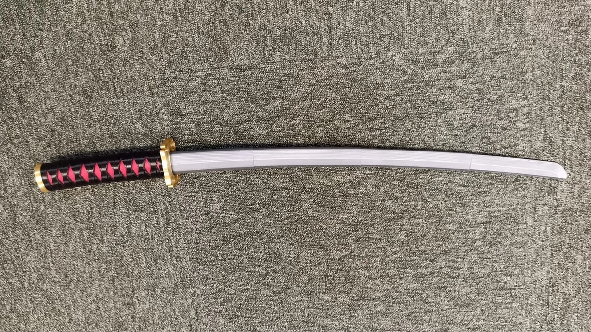 collapsible sword stl