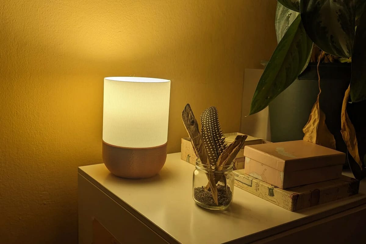 3d printed table lamp
