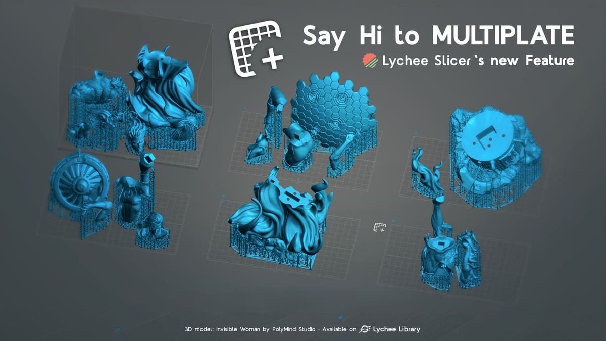 Lychee Adds Multi-Plate Slicing in 7.4 | All3DP