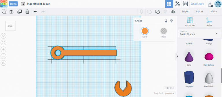 Tinkercad Tutorial 2 Shape Editor And Handles Youtube