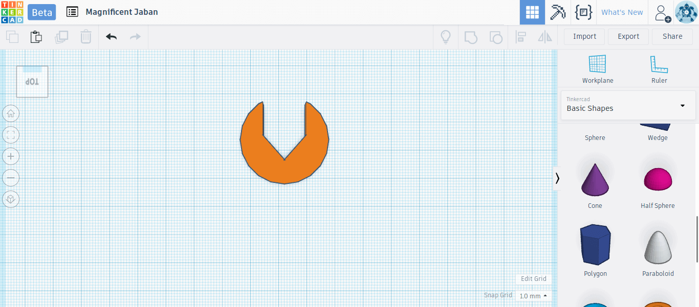 Tinkercad Tutorial 2 Shape Editor And Handles Youtube 7079
