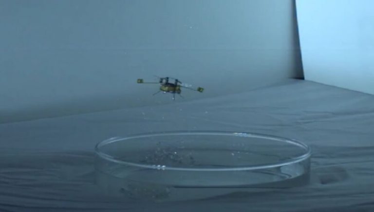 Insect-inspired Hybrid Drone Flies, Swims and Explodes Out of the Water ...