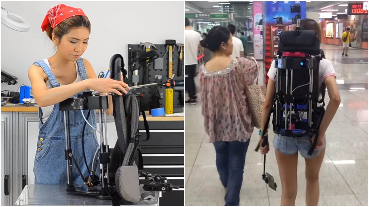 SexyCyborg Creates and Tests Wearable 3D Printer | All3DP