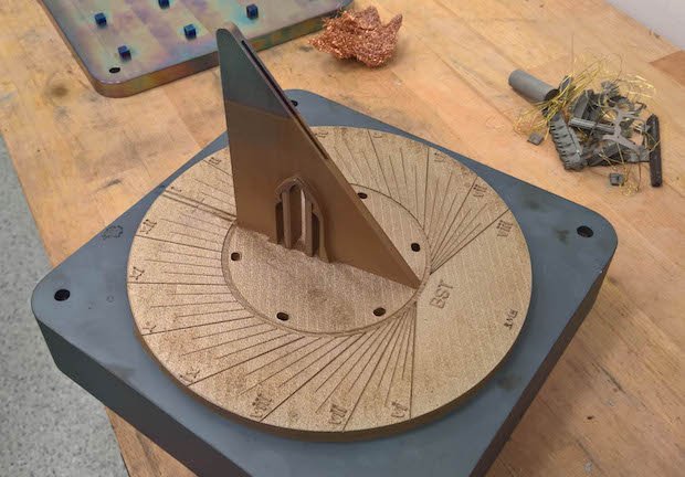 Renishaw Metal 3D Printed Sundial Installed in Berkeley Castle Gardens ...