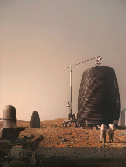 NASA-Awarded MARSHA Project Aims to 3D Print Egg-Shaped Structures on ...