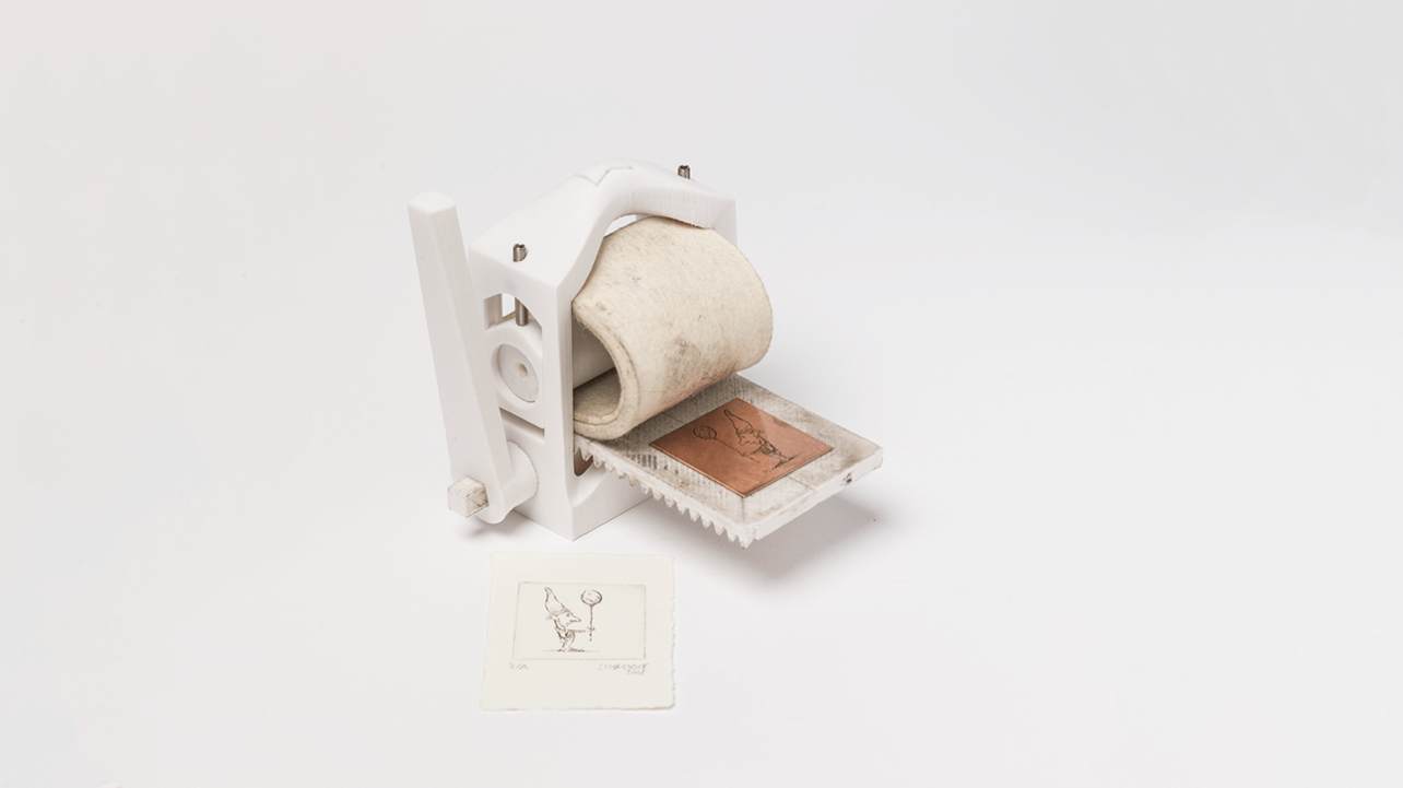 The World's First 3D Printed Printmaking Press Is Now Free to Download ...