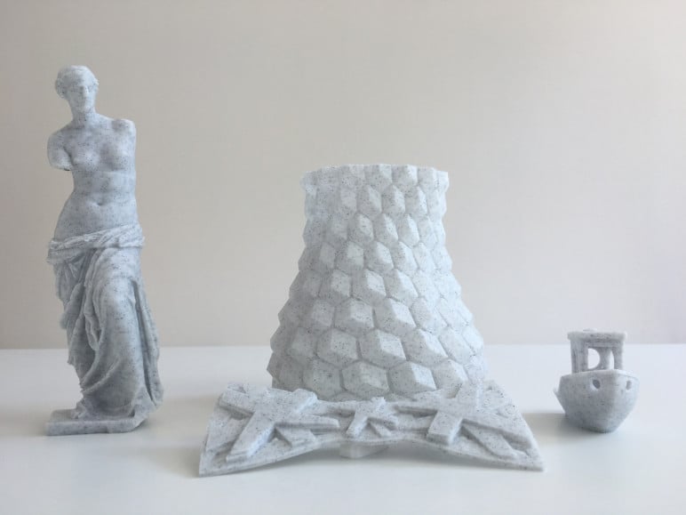 Amolen Marble-Like White PLA Filament Review | All3DP