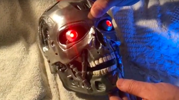 3D Print Your Own Terminator Skull Complete with Moving Eyes and Jaw ...