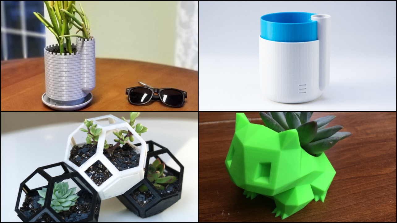 3D Printed Planter – 10 Great Curated Models to 3D Print | All3DP