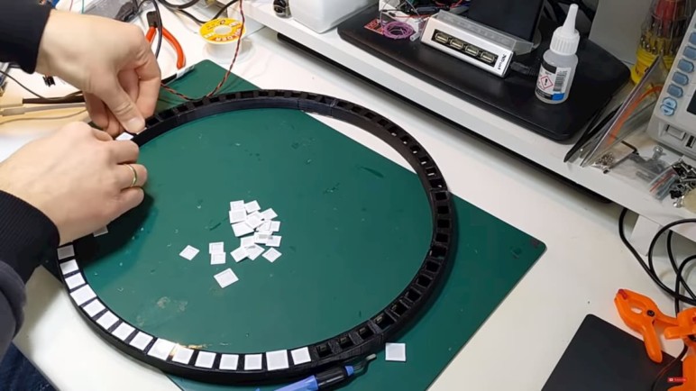 Weekend Project – Wi-Fi Round LED Clock | All3DP