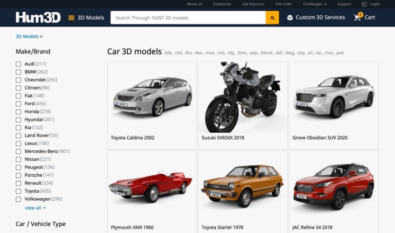Car 3D Model Sources – 5 Best Sites | All3DP